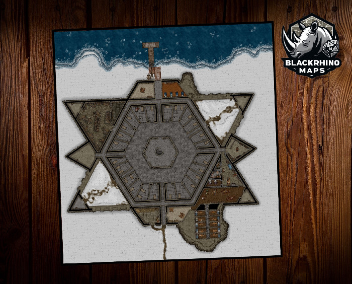 Revels End / Prisoner 13 Map :: BlackRhino Maps