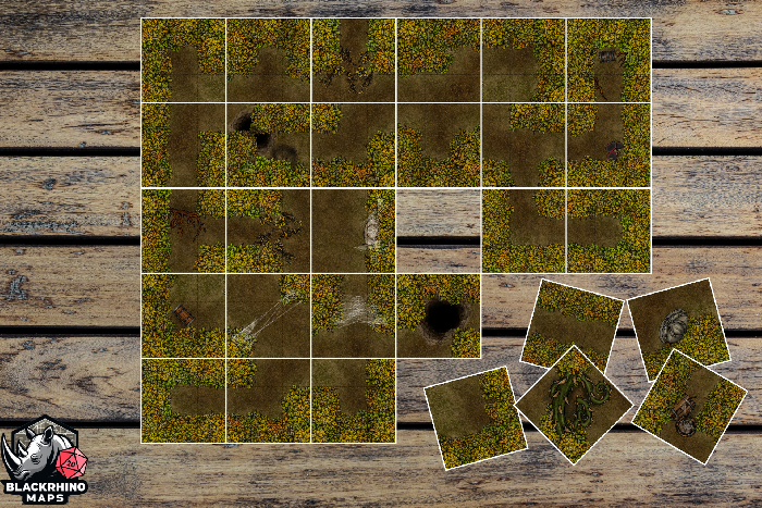 Modular Map Pack – The Hedge Maze :: BlackRhino Maps